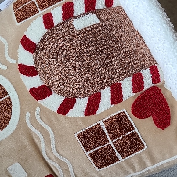 The Farmhouse: Rachel Ashwell | Holiday | Gingerbread House Pillow ...